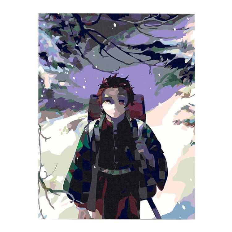 Картина по номерам Red Panda: Demon Slayer: Танджиро Камадо