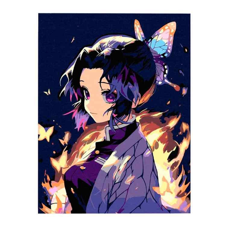 Картина по номерам Red Panda: Demon Slayer: Шинобу Кочо